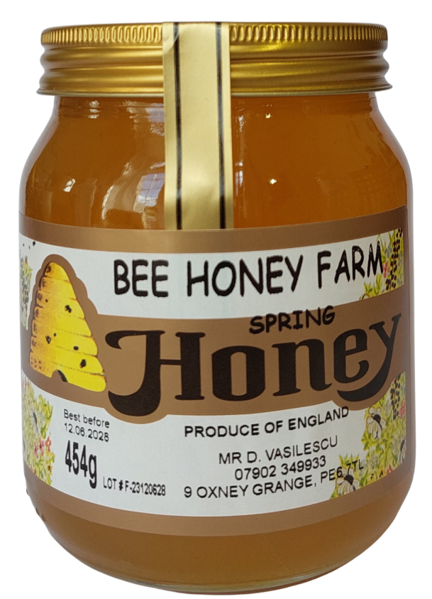 1 lb Spring Honey – Bee Honey Farm